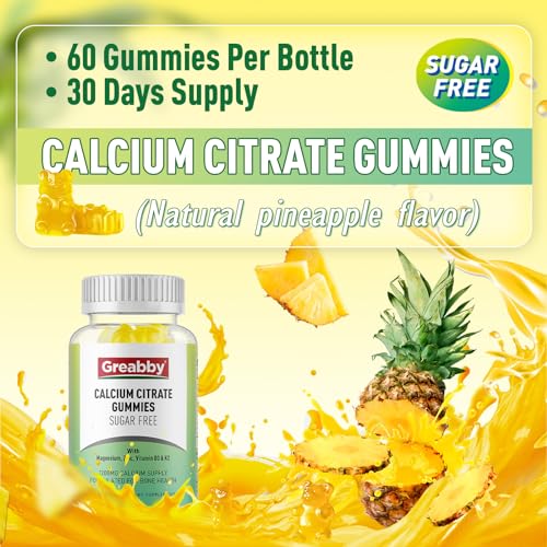 60 count calcium citrate gummies
