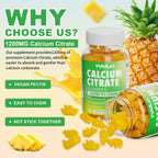 60 count calcium gummies for convenient use