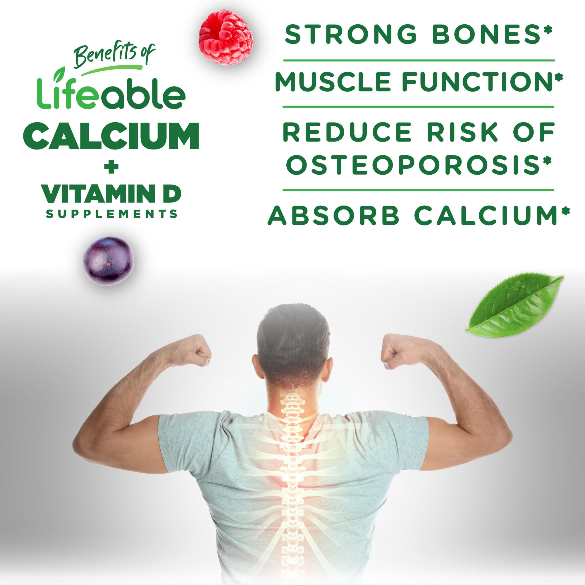 60 count calcium gummies for daily use