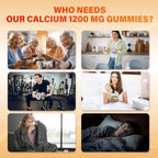 60 count calcium gummies for family use