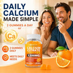 60 count calcium gummy bottle
