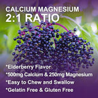 60 count calcium magnesium zinc gummies for energy