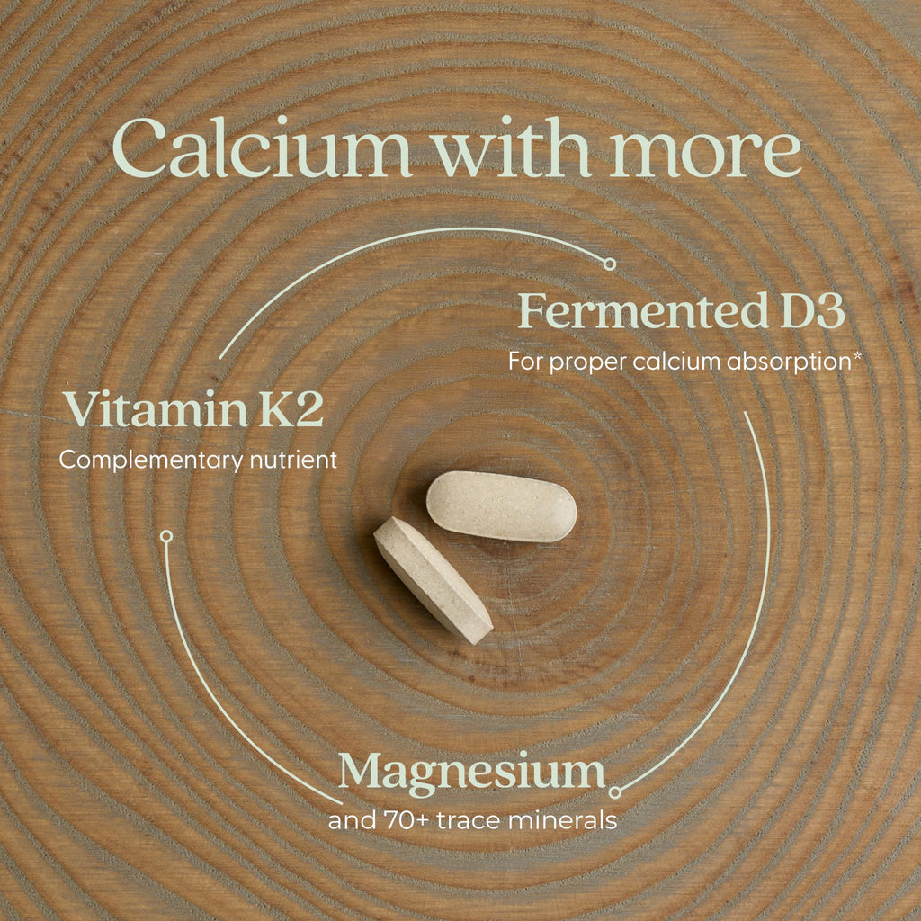 60 count calcium tablets for daily use