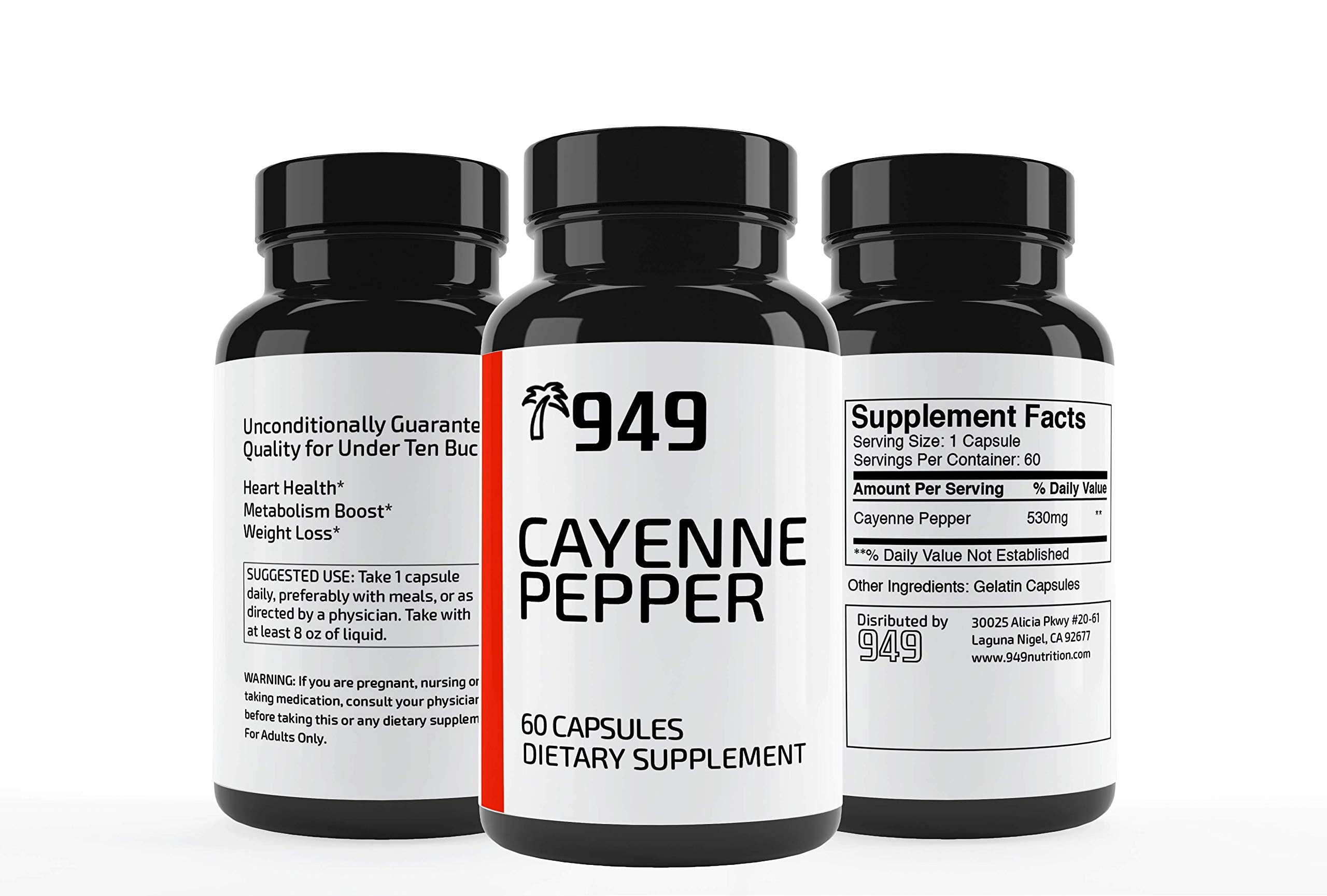 60 count cayenne pepper capsules
