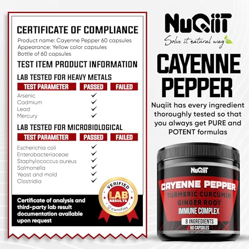 60 count cayenne pepper capsules