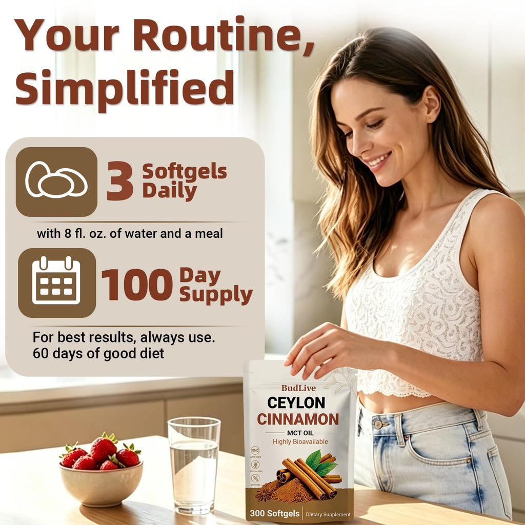 60 count Ceylon cinnamon softgels