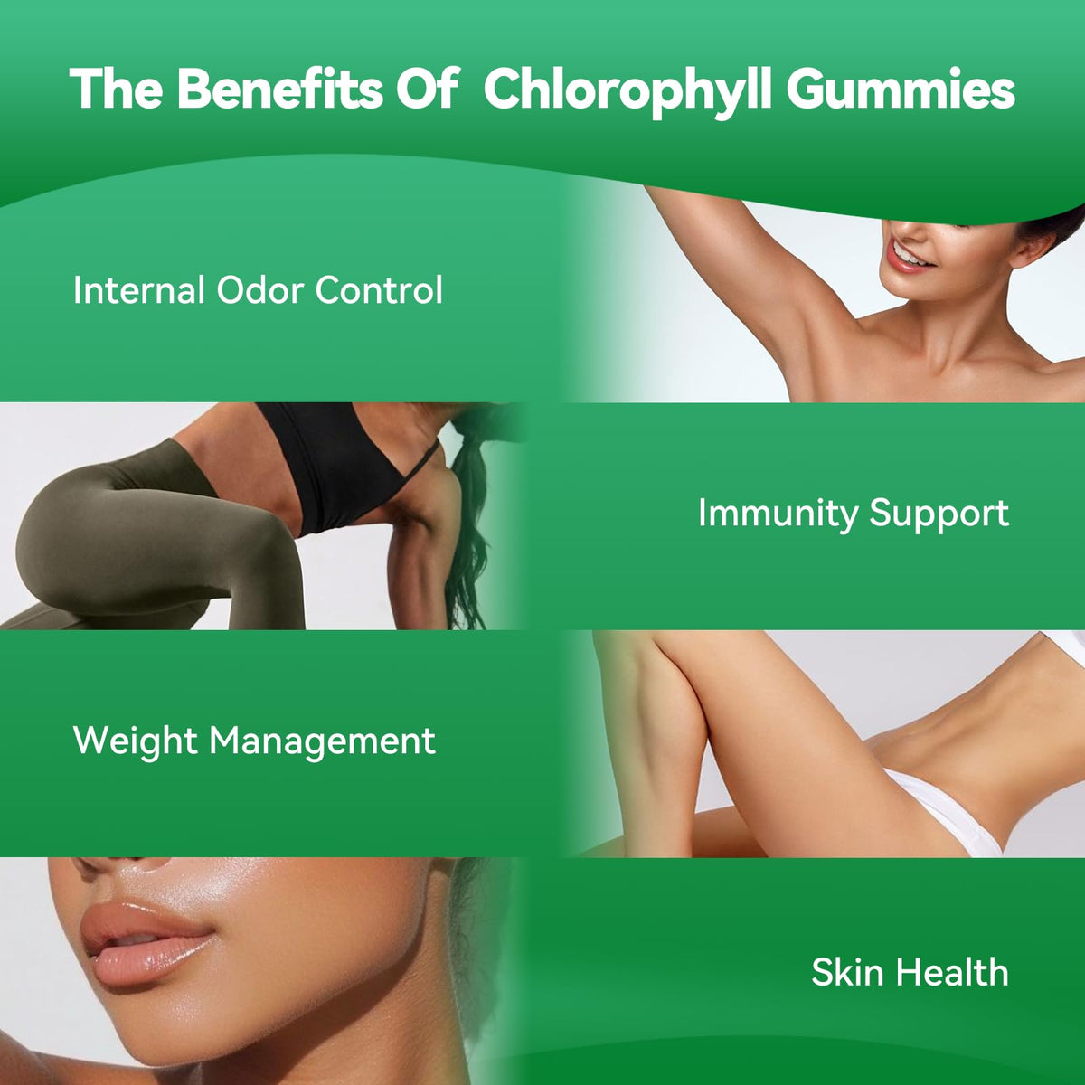 60 count chlorophyll gummies for daily use