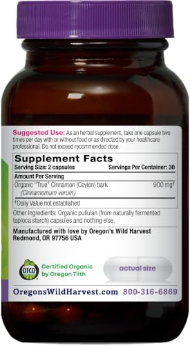 60 count cinnamon capsules for vitality