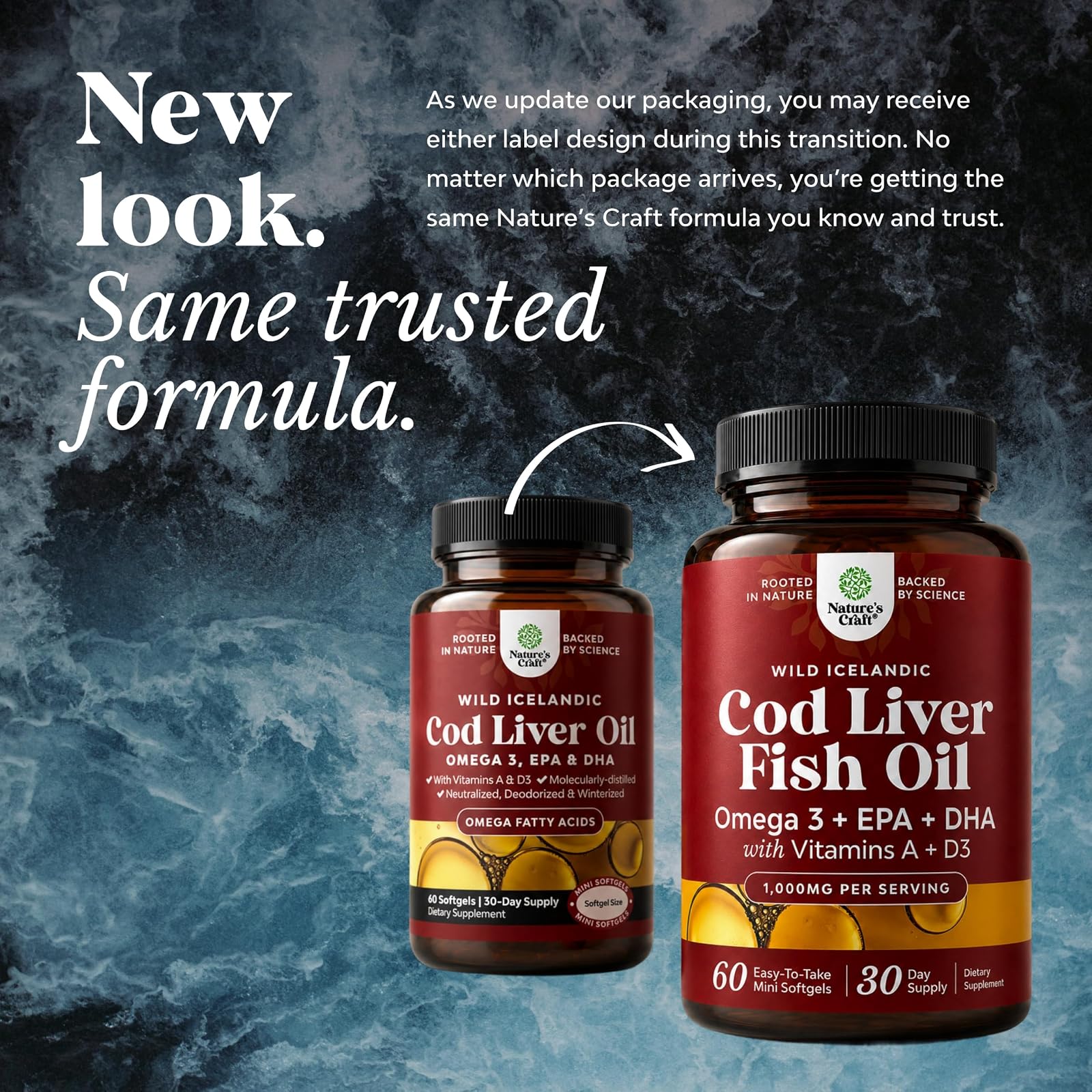 60 count cod liver oil
