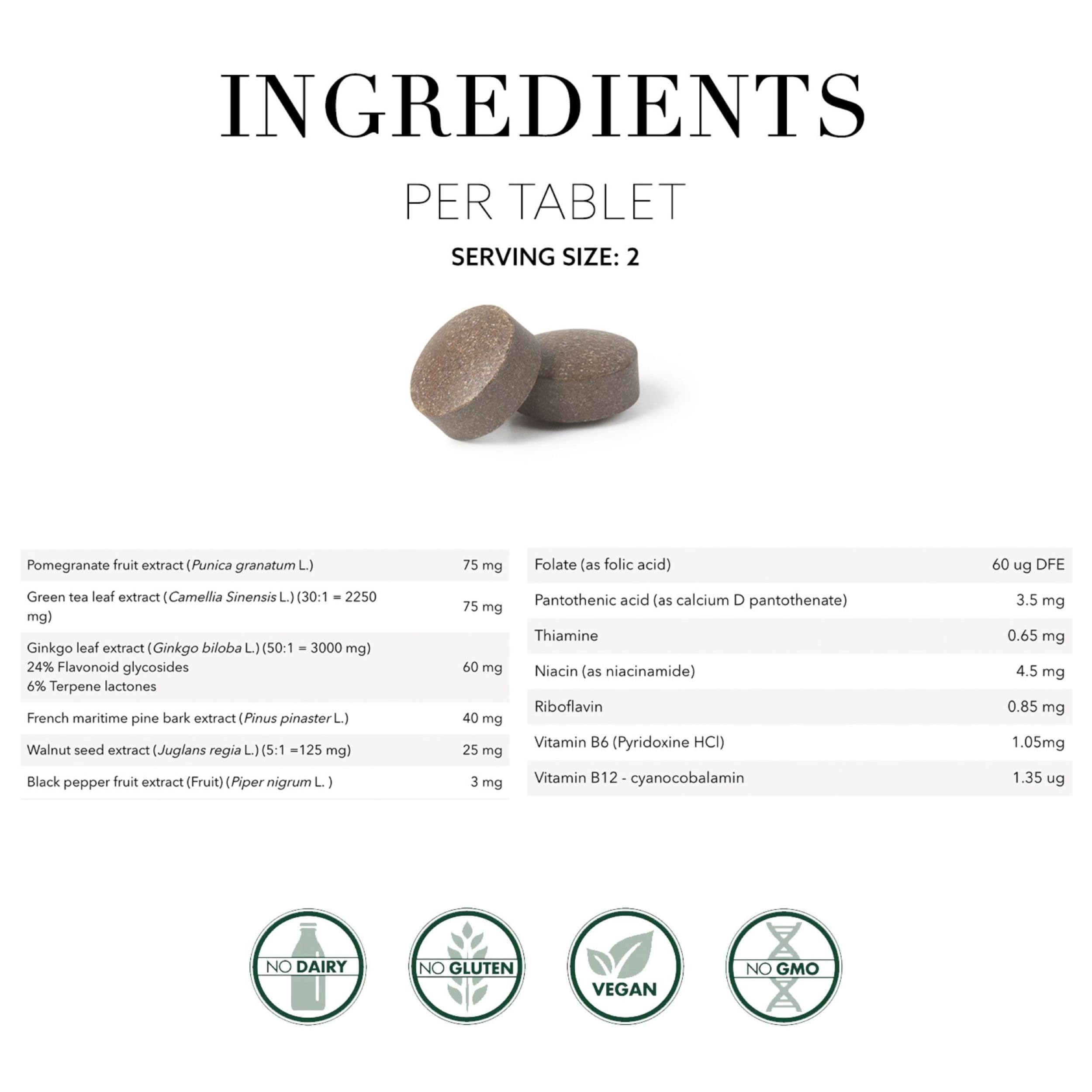 60 count cognitive enhancement supplements