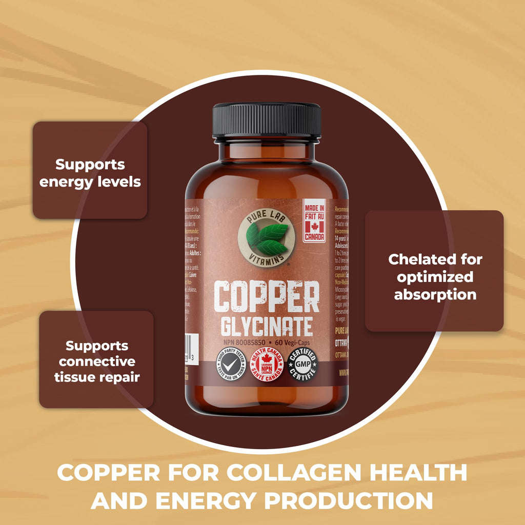 60 count copper supplement for vitality