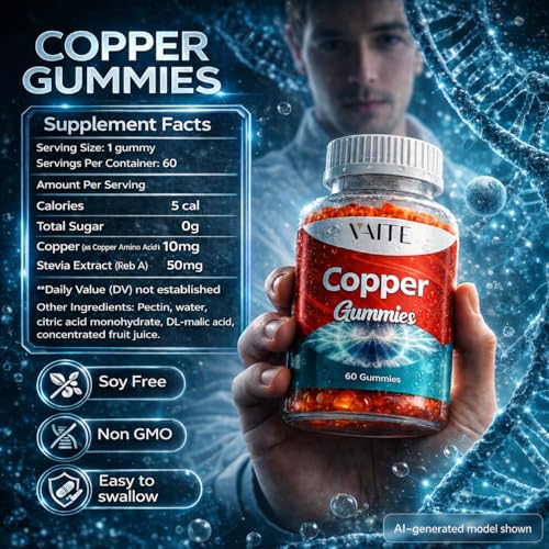 60 count copper supplement for wellness