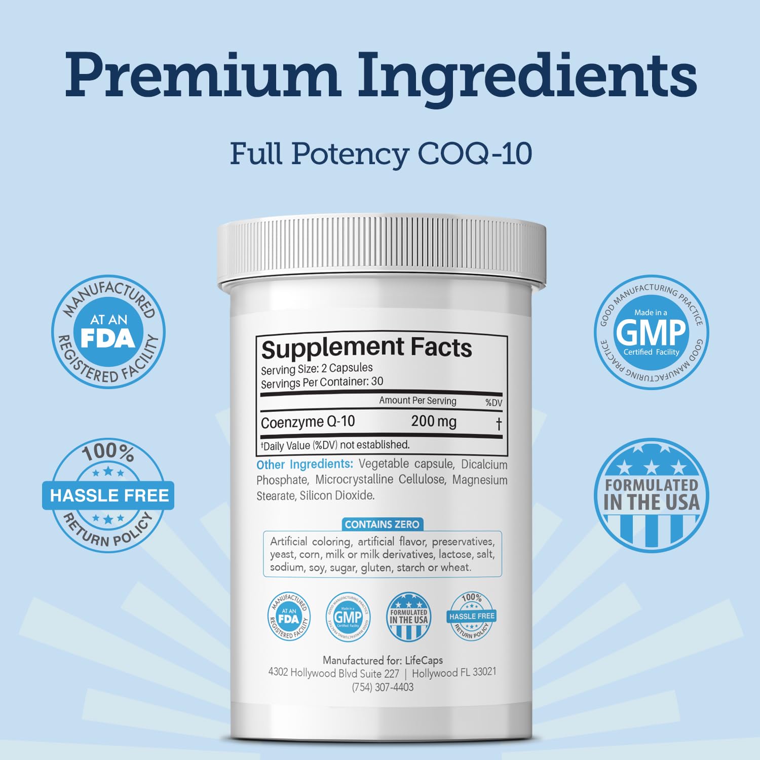 60 count CoQ10 for daily use