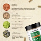60 count cordyceps capsules for wellness