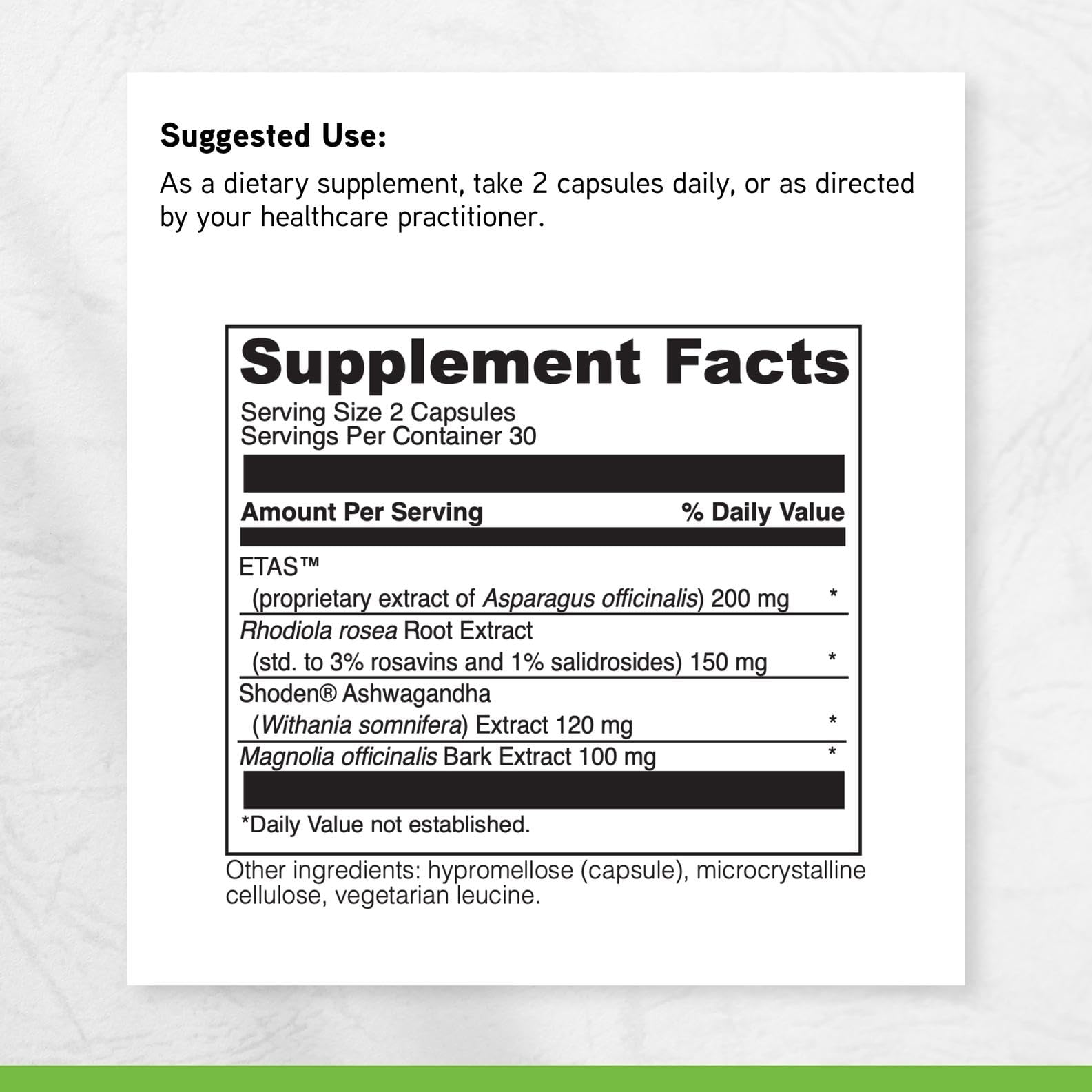 60 count cortisol balance capsules