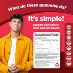 60 count cranberry gummies for kids
