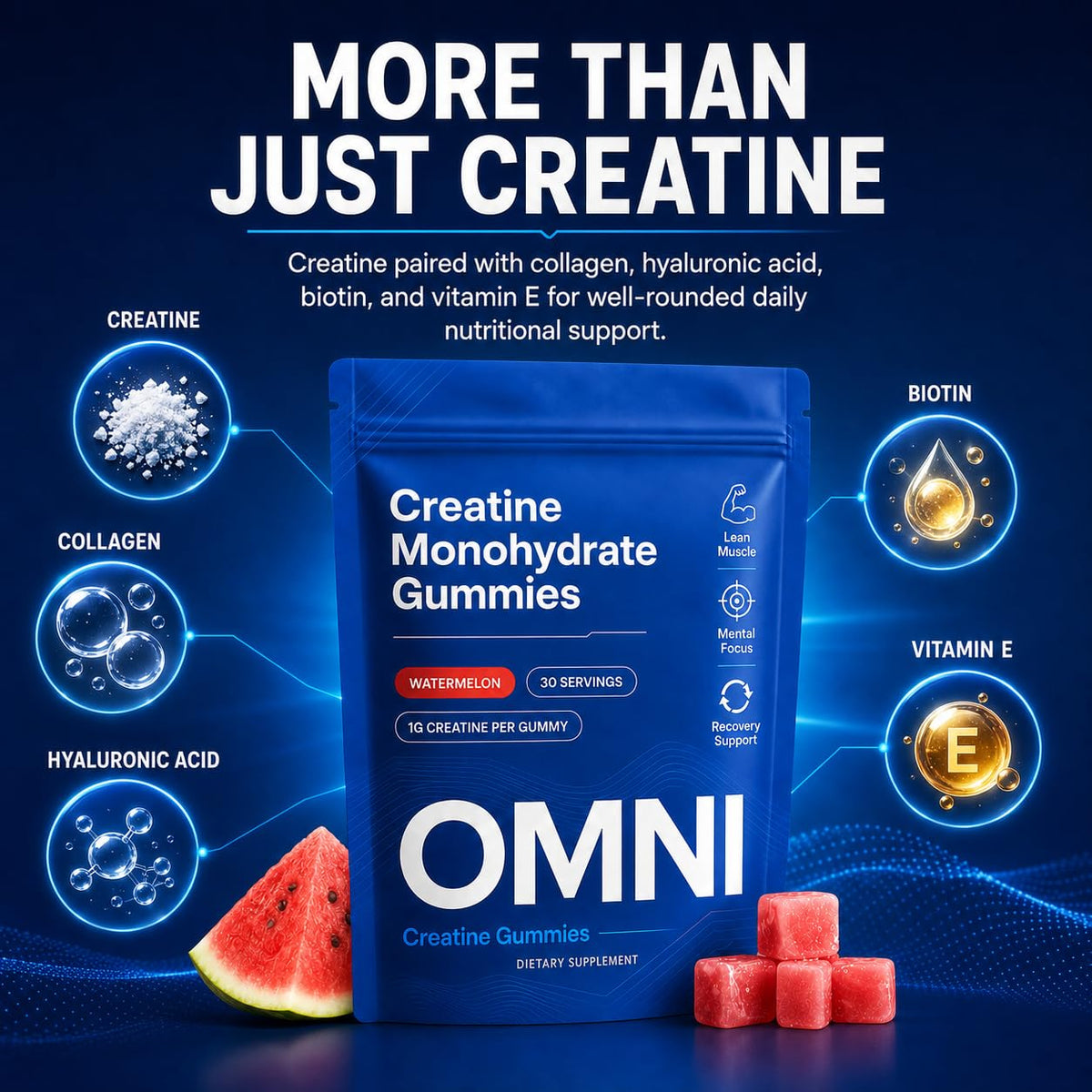 60 count creatine gummy vitamins