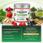 60 count D-Mannose cranberry gummies