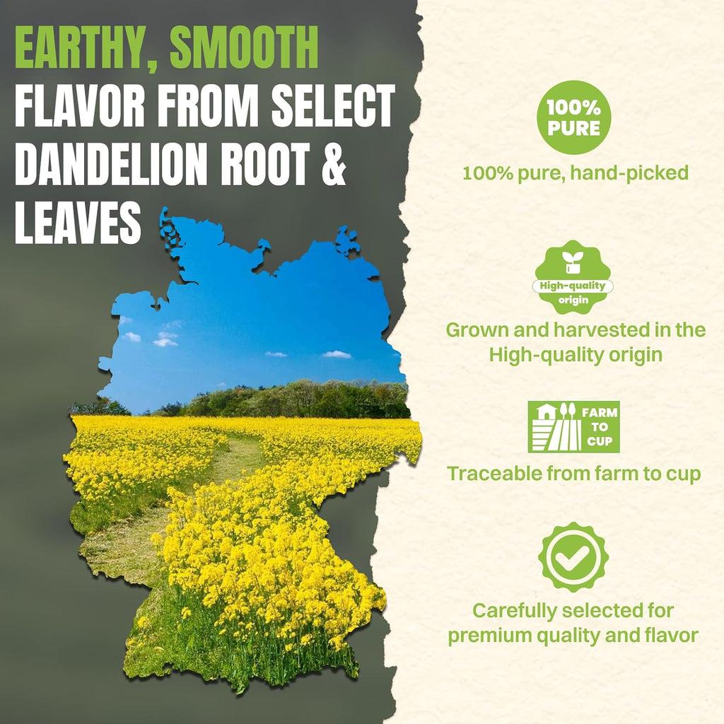 60 count dandelion tea for wellness