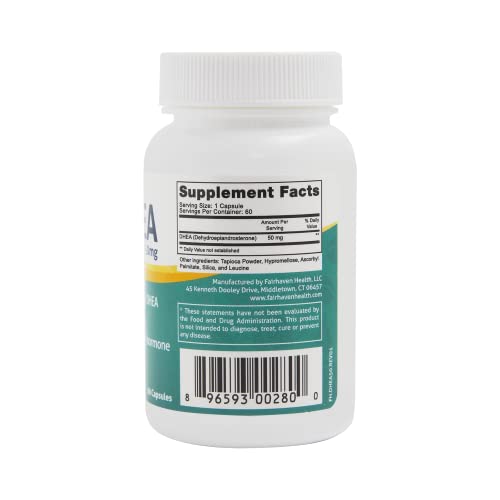 60 count DHEA for daily supplementation