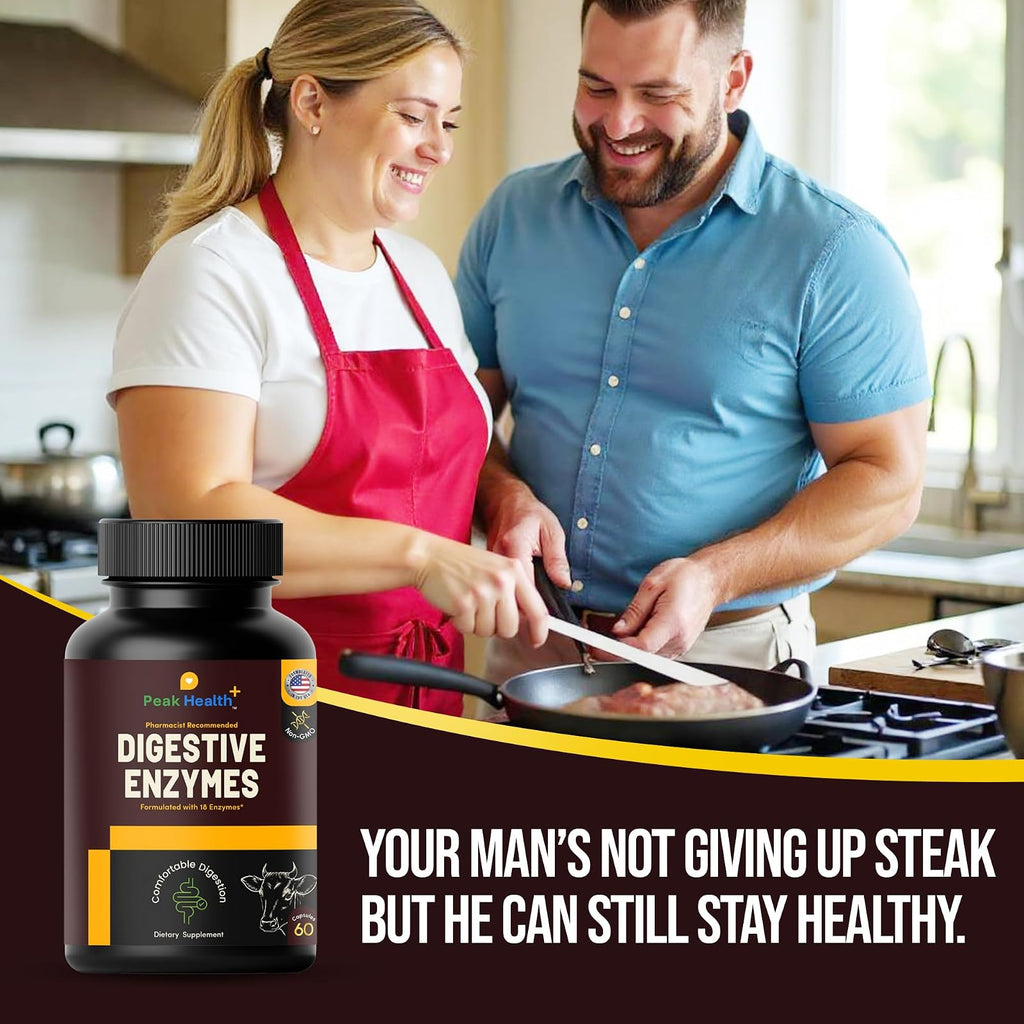 60 count digestive enzymes for better digestion