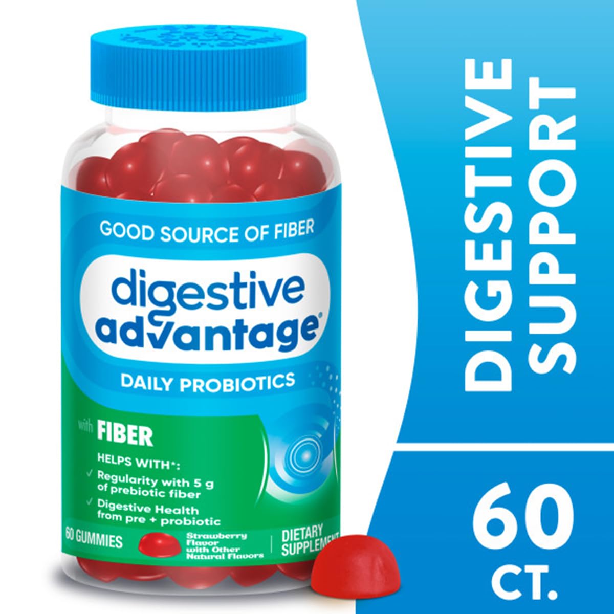 60 count digestive health gummies