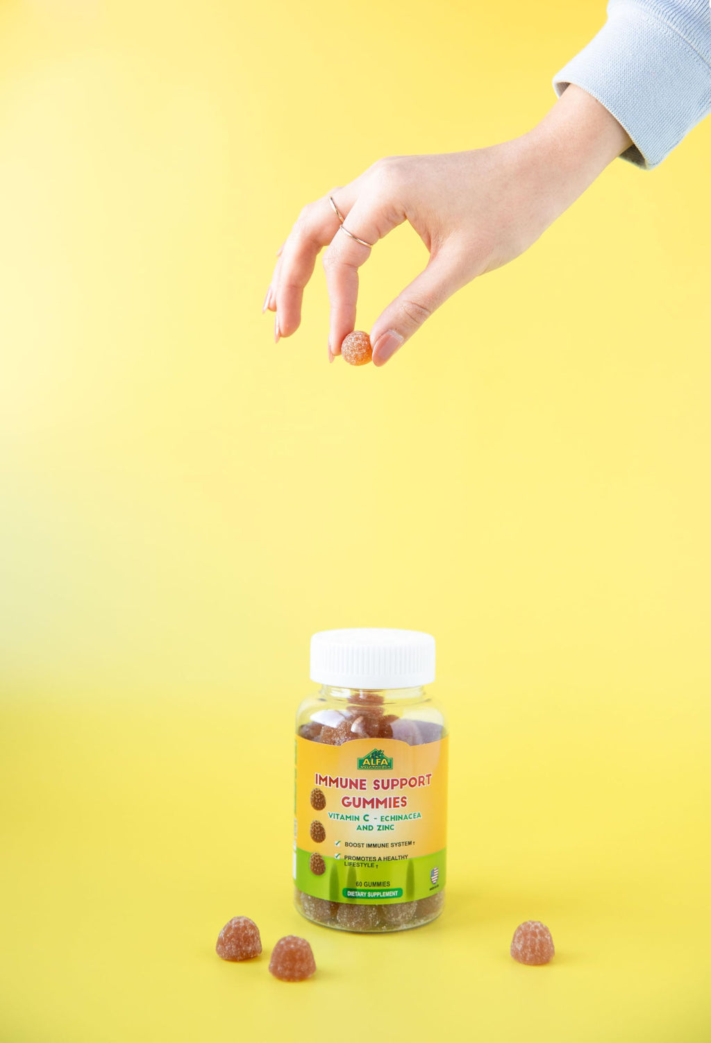 60 count echinacea vitamin gummies