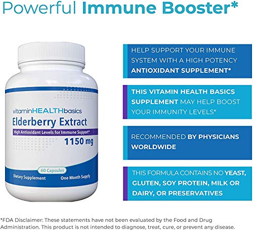 60 count elderberry extract softgels