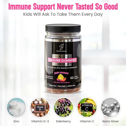 60 count elderberry gummies bottle