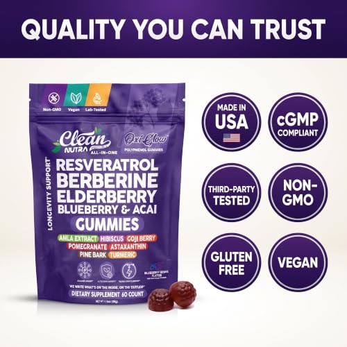 60 count elderberry gummies for family health