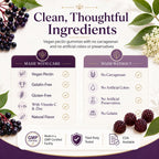 60 count elderberry gummies for health