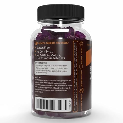 60 count elderberry gummies for the whole family