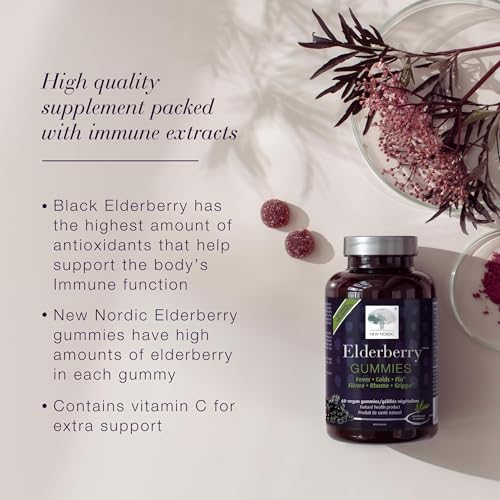 60 count elderberry gummies pack