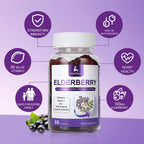 60 count elderberry gummies pack