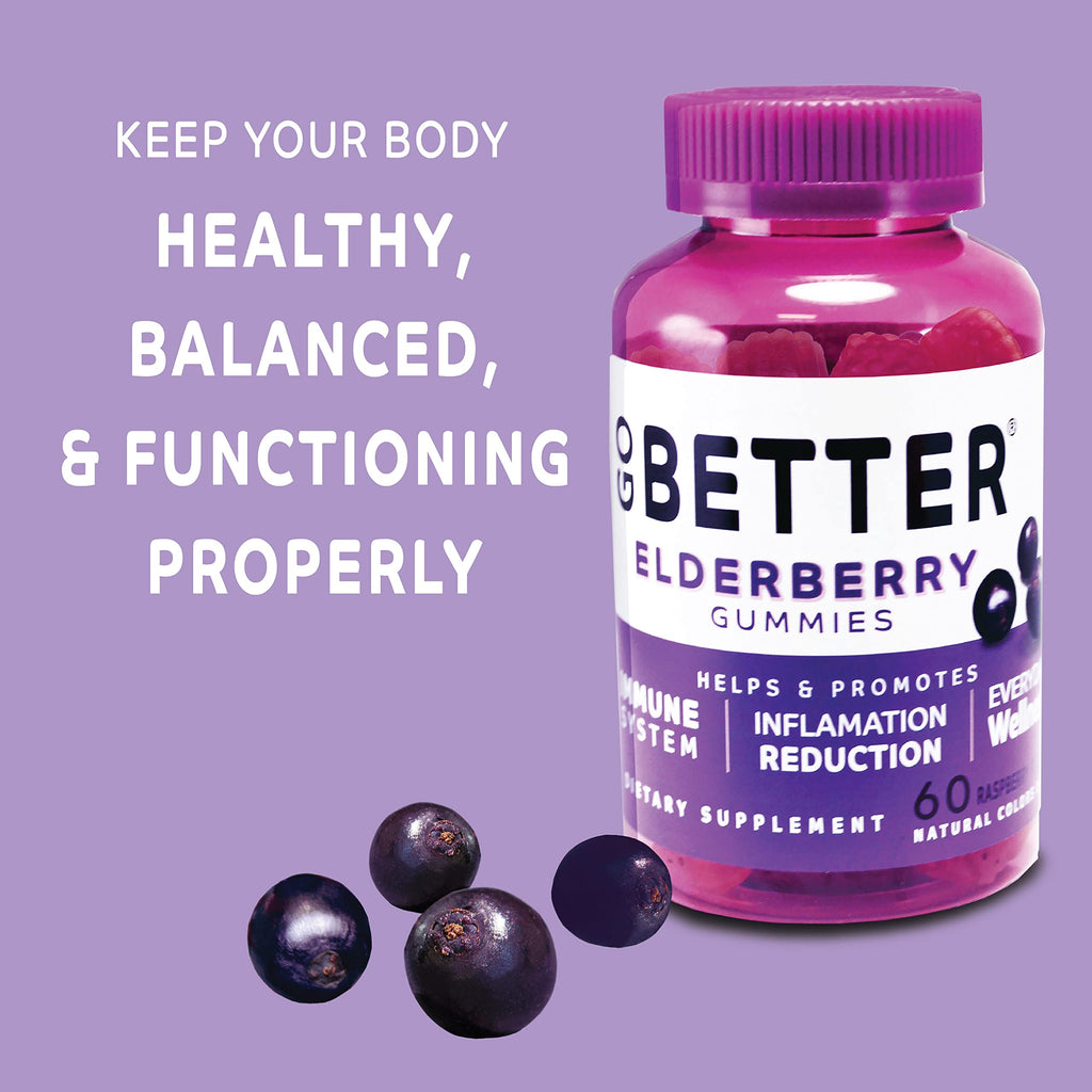 60 count elderberry gummy pack