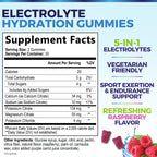 60 count electrolyte gummies for hydration