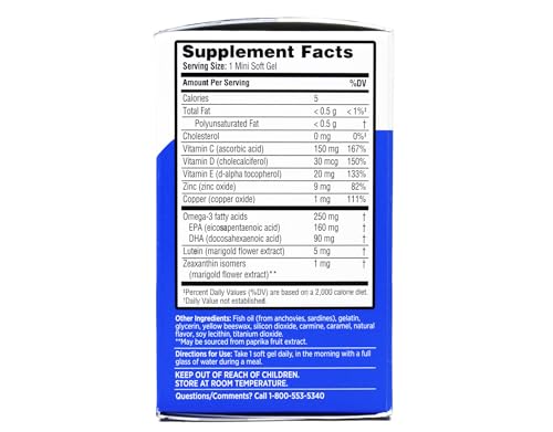 60 count eye supplement capsules