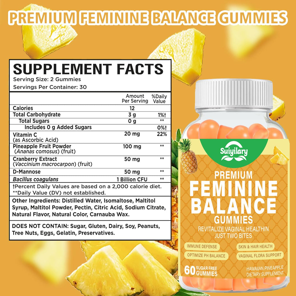 60 count feminine probiotics gummies