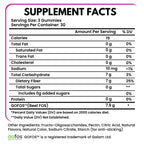 60 count fiber gummies for gut health