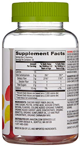 60 count fiber gummies for kids