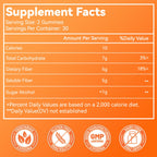 60 count fiber supplement gummies