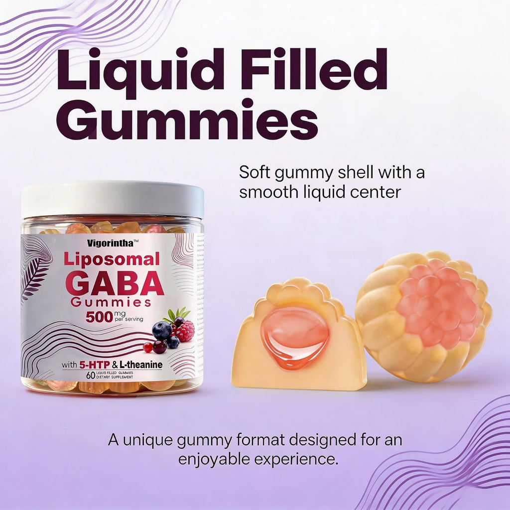 60 count GABA gummy supplement