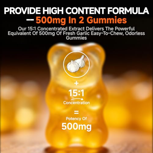 60 count garlic extract chewable vitamins