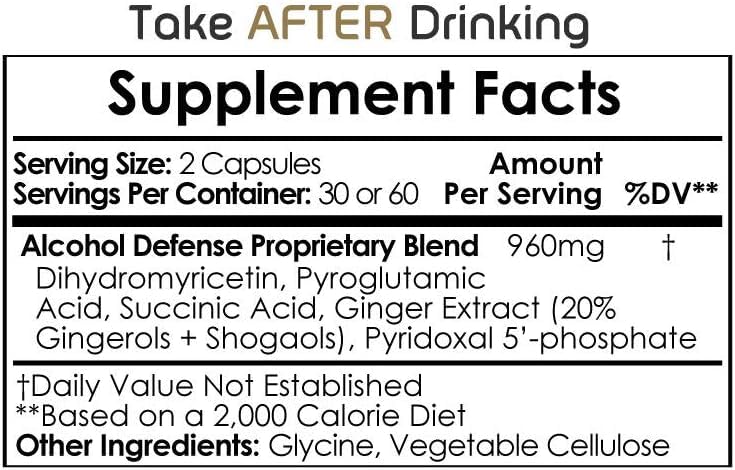 60 count ginger tea capsules