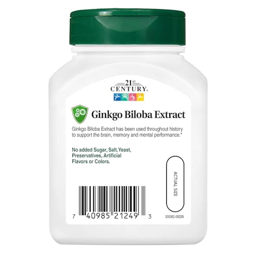 60 count ginkgo biloba extract