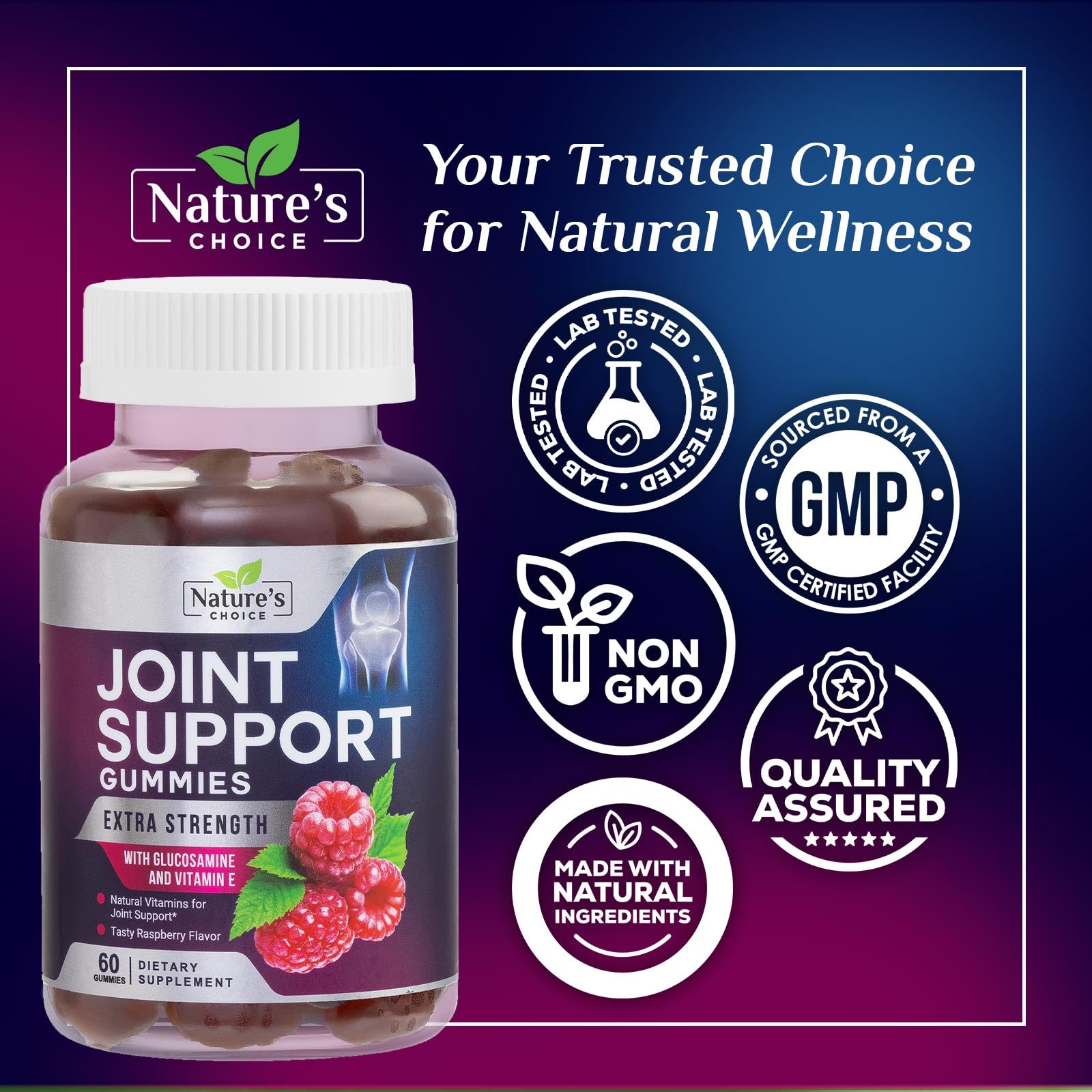 60 count glucosamine gummy supplement