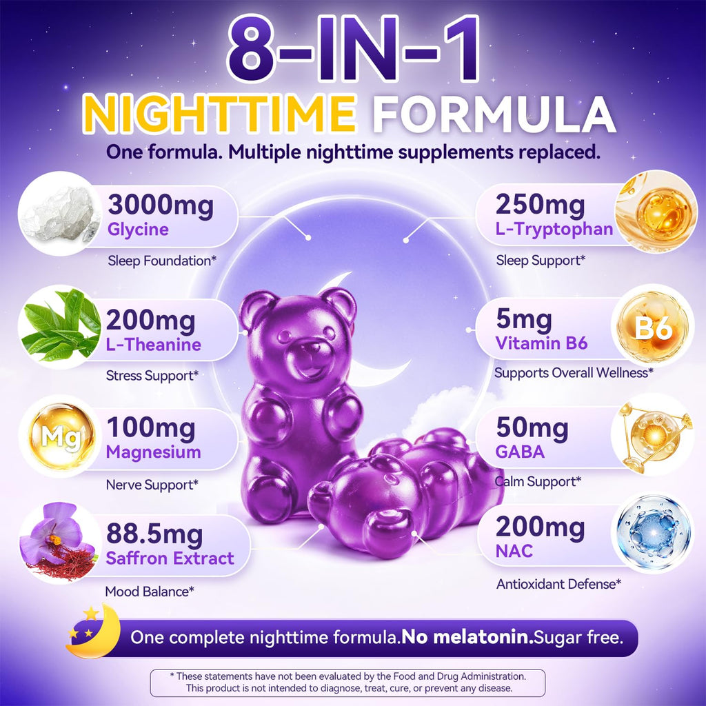 60 count glycine multivitamins for sleep