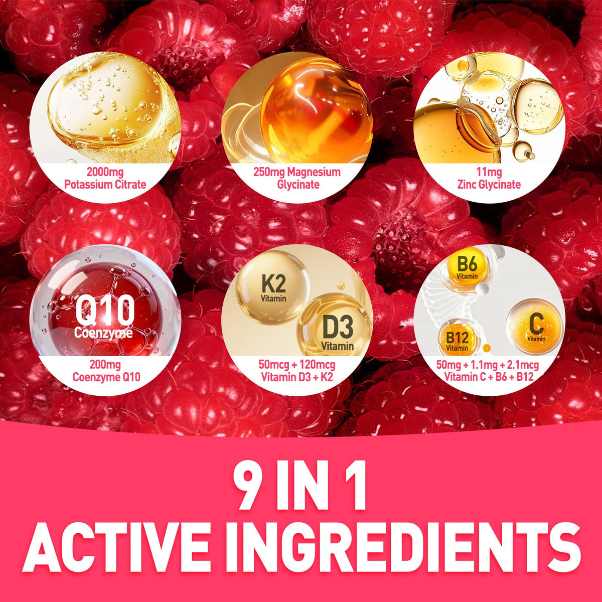 60 count gummies for daily potassium intake