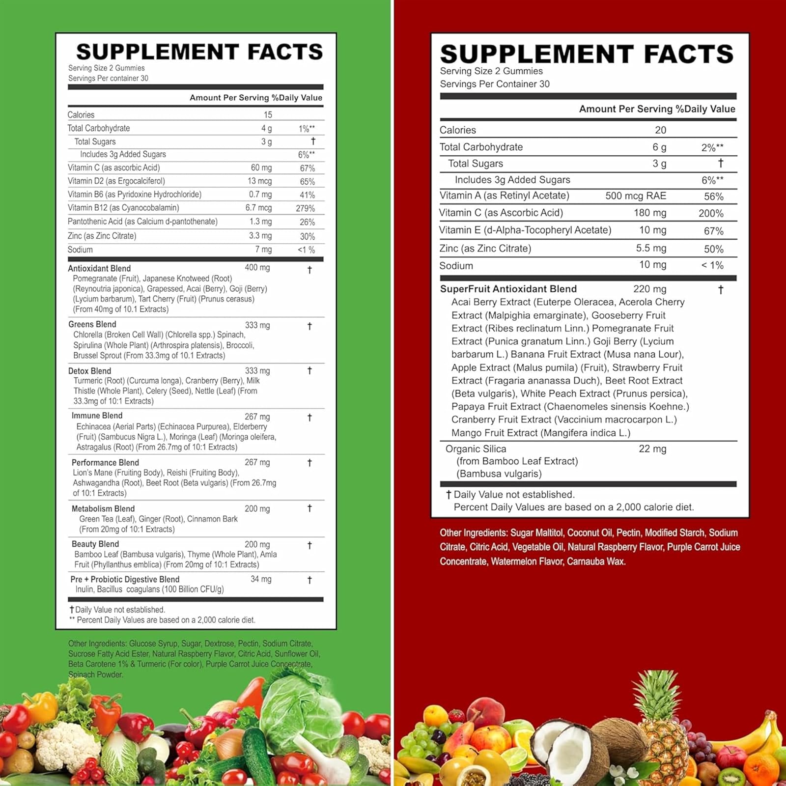 60 count gummy multivitamins for families