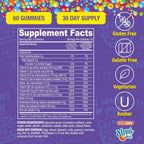60 count gummy multivitamins for kids